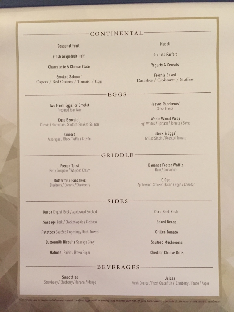 Luminae 14 days of menus - Celebrity Cruises - Cruise Critic Community