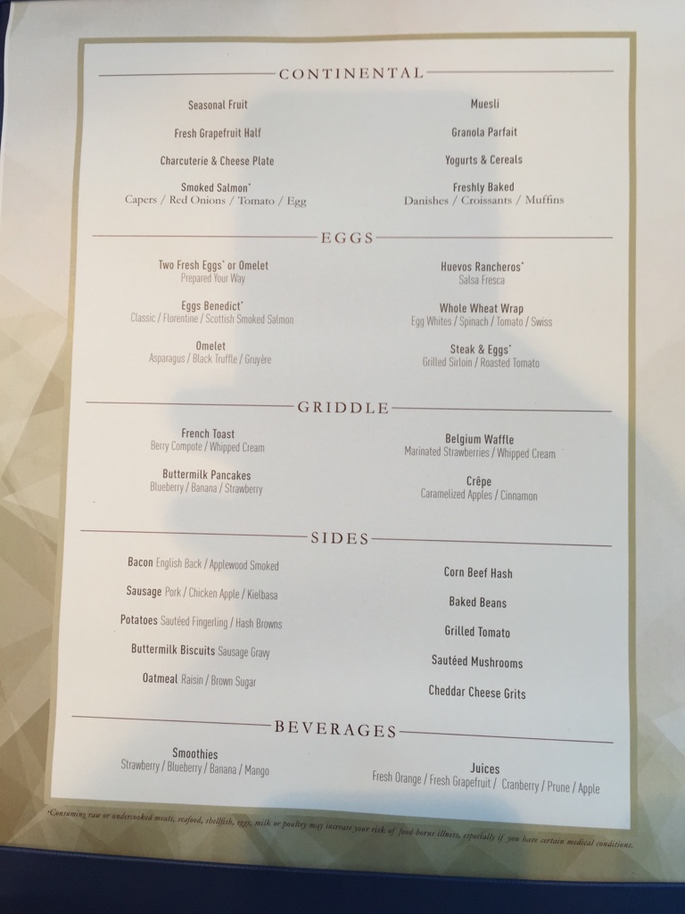 Luminae 14 days of menus - Celebrity Cruises - Cruise Critic Community