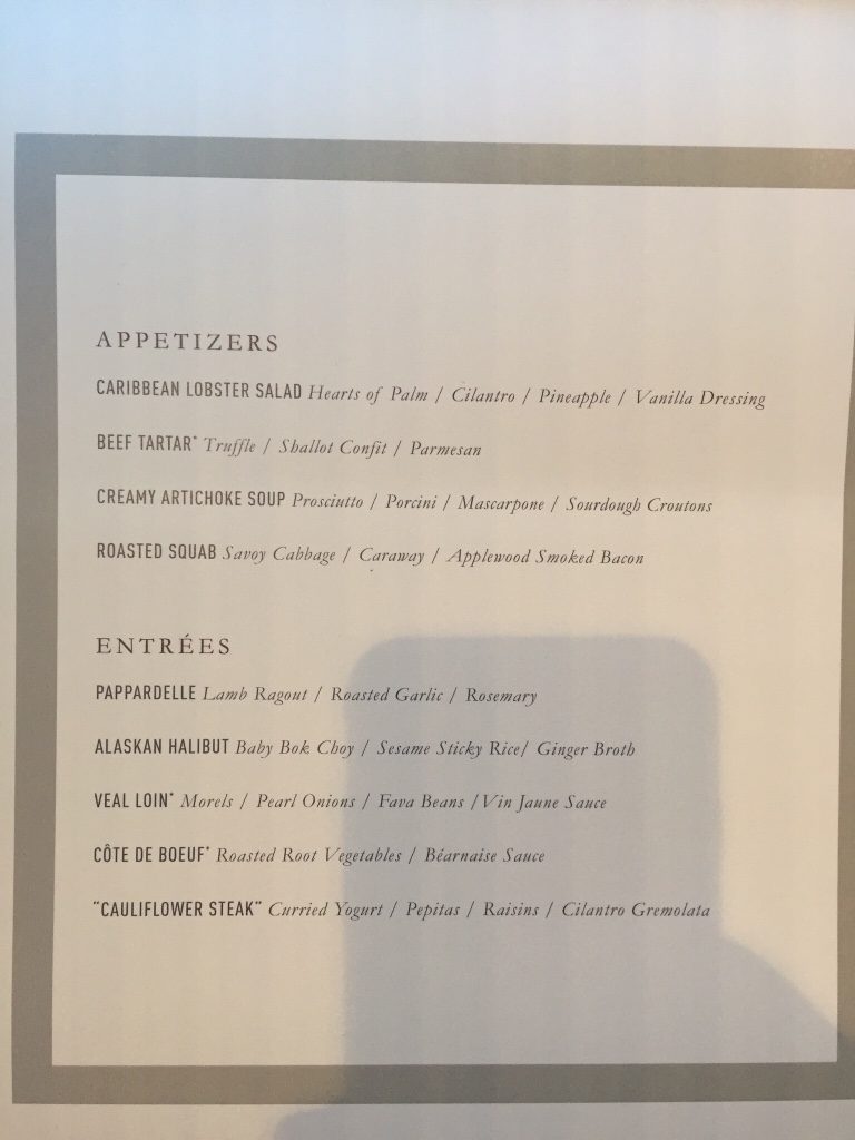 Luminae 14 days of menus - Celebrity Cruises - Cruise Critic Community